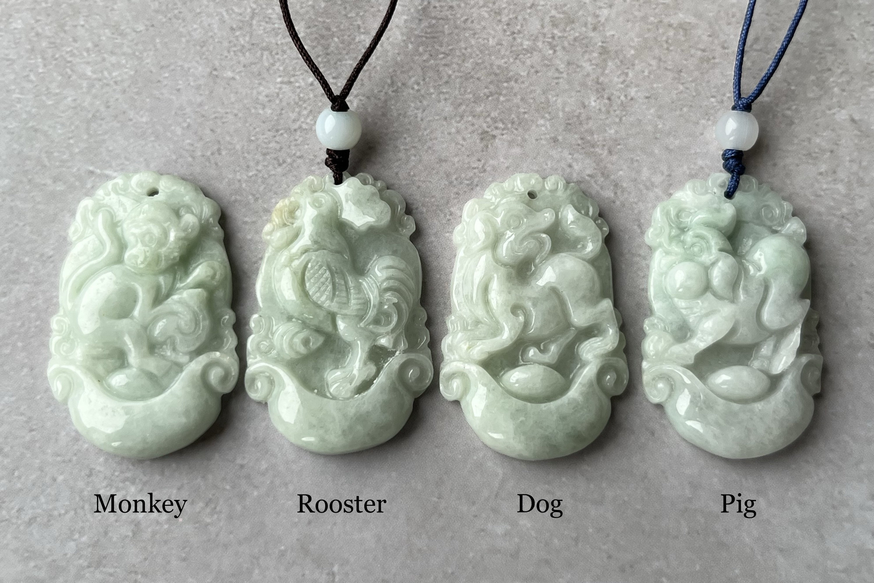 Jade Rabbit Amulet Necklace Natural Type A Translucent White - Etsy