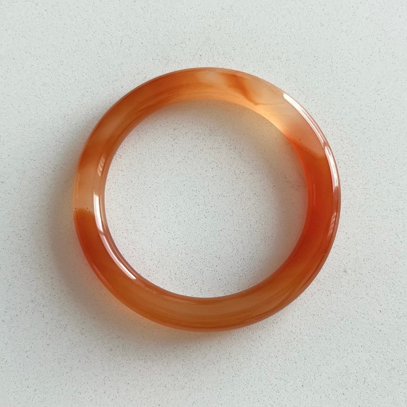 Orange Bangle Bracelet - Etsy