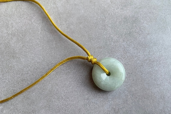 Natural Type A Translucent Faint Apple Green Jadeite Donut - Etsy