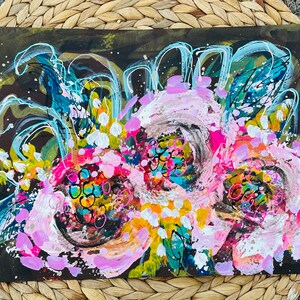 Muddy Roses Original Painting on Watercolor Paper 9 X 12 ...