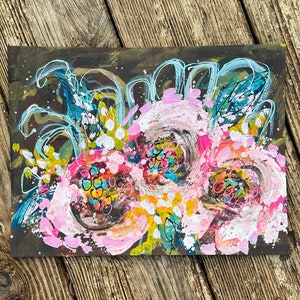 Muddy Roses Original Painting on Watercolor Paper 9 X 12 ...