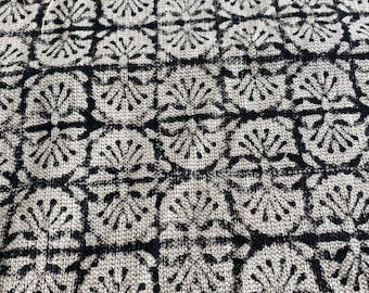 Block Print Handloom Linen Fabric Heavy Linen Fabric - Etsy