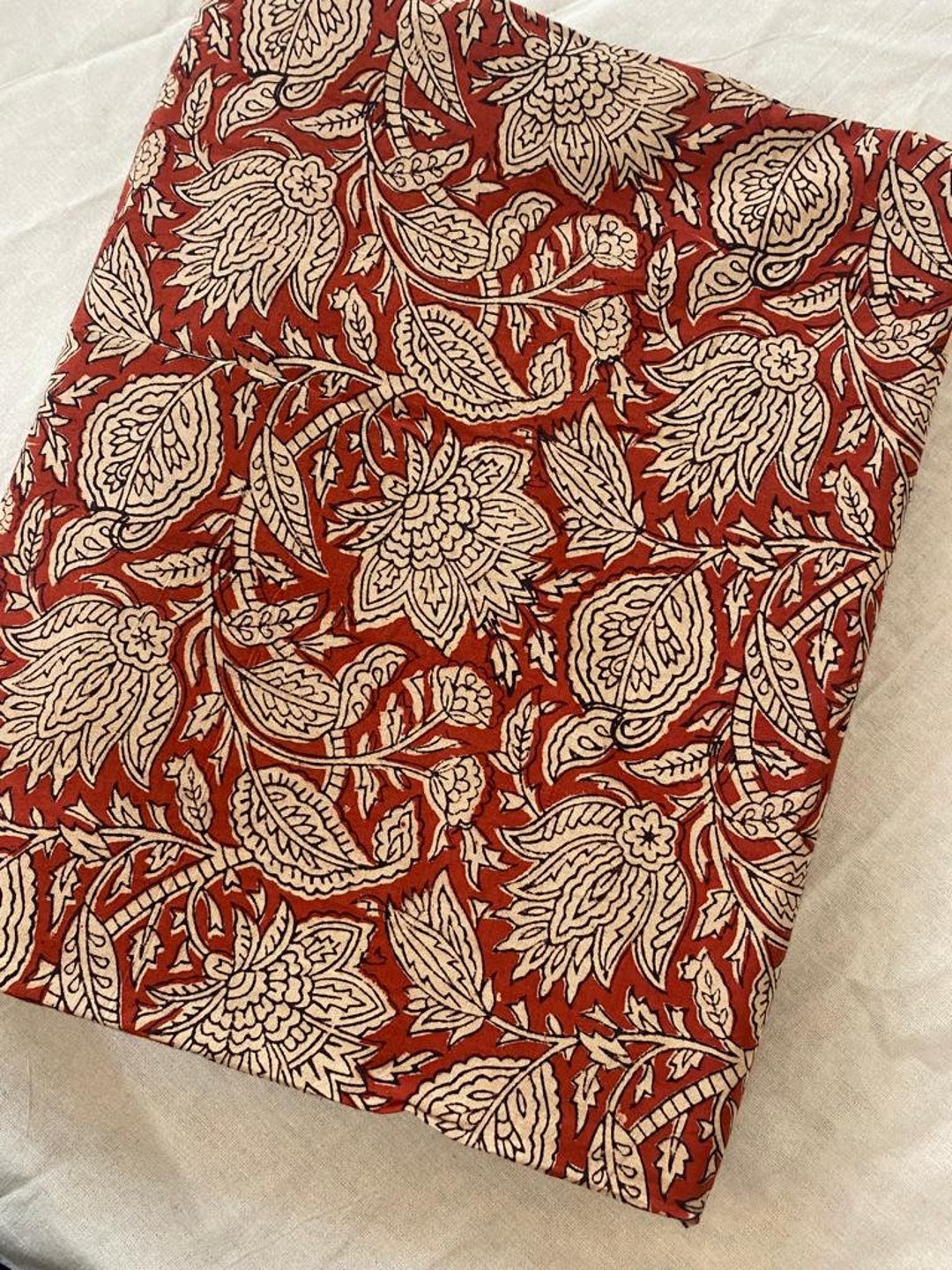 Indian Block Print, Indian Cotton, Hand Stamped Printing, by the Yard ...