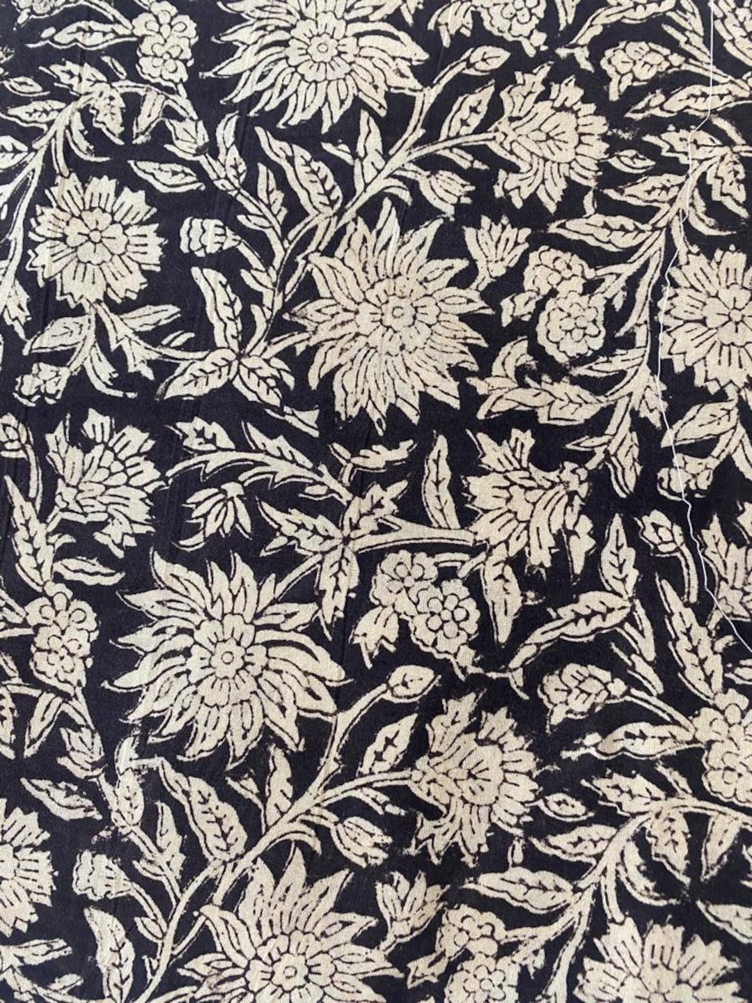Indian Block Print, Indian Cotton, Hand Stamped Printing, by the Yard ...