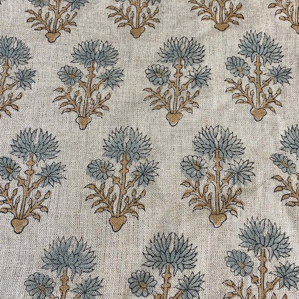 Block Print Linen - Etsy