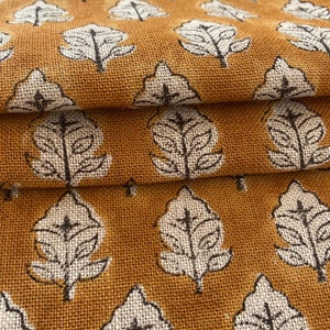 Handloom Linen Fabric - Most Popular Block Print Fabric - Best for ...