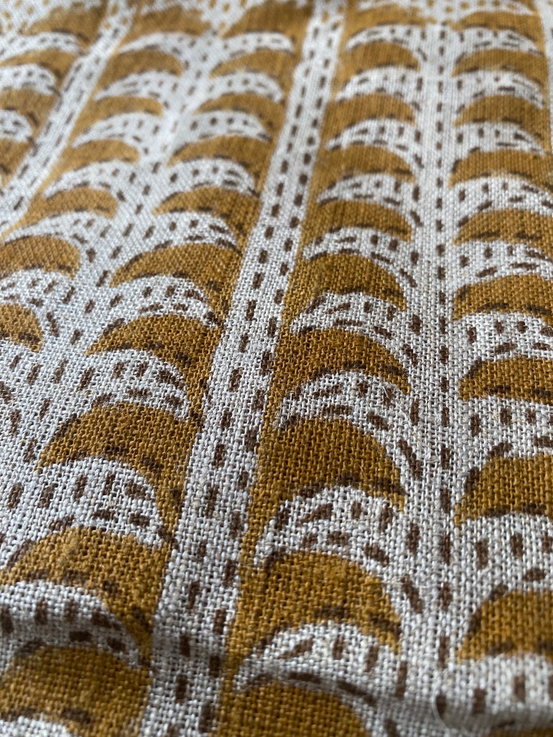58 Inches Indian Hand Block Print Fabric Indian Linen - Etsy