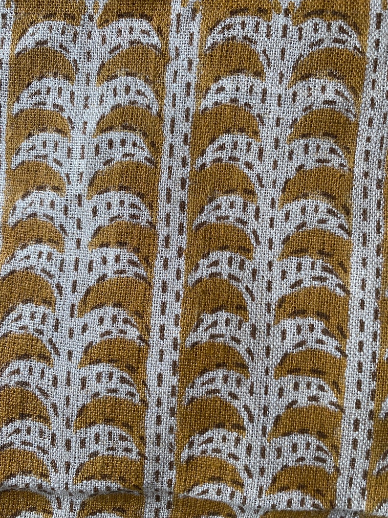 58 Inches Indian Hand Block Print Fabric Indian Linen - Etsy