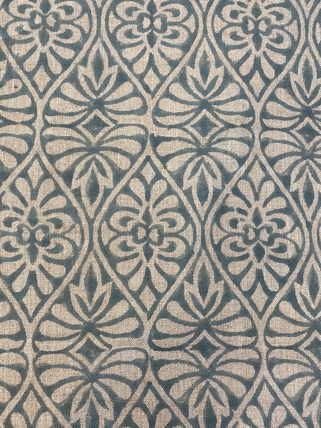 WALLER || Indian Hand Block Print Fabric, Indian Linen Fabric, Block ...