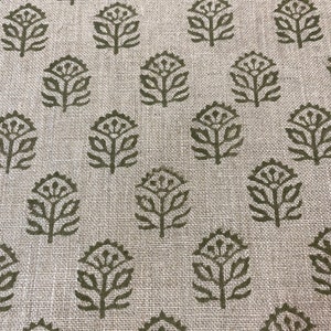 58" Inches Indian Hand Block Print Fabric, Indian Linen Fabric, Block ...