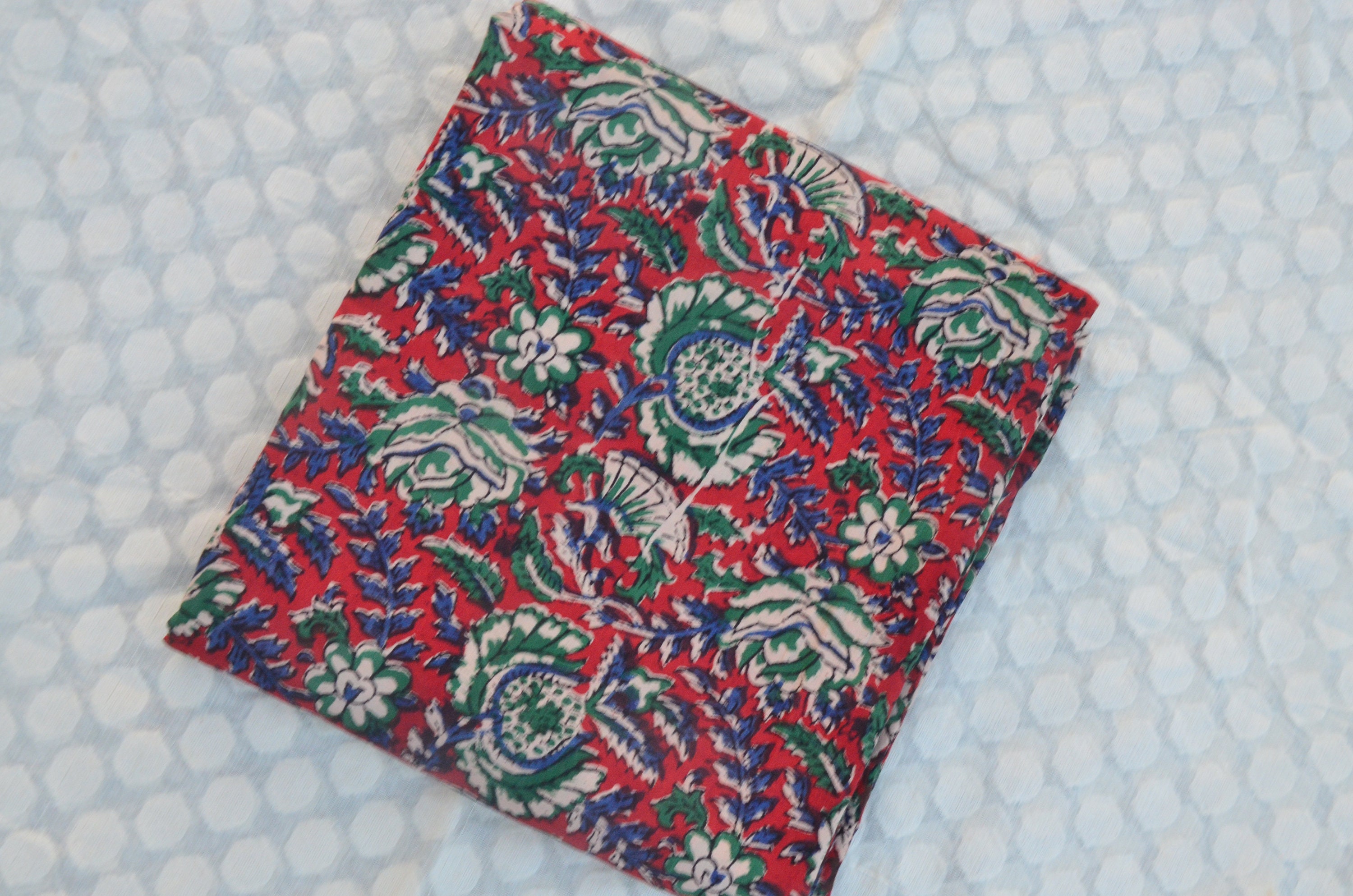 Indian Block Print indian cotton Hand stamped printing by | Etsy