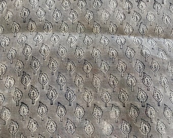 Indian Block Print, Indian Cotton, Hand Stamped Printing, by the Yard ...