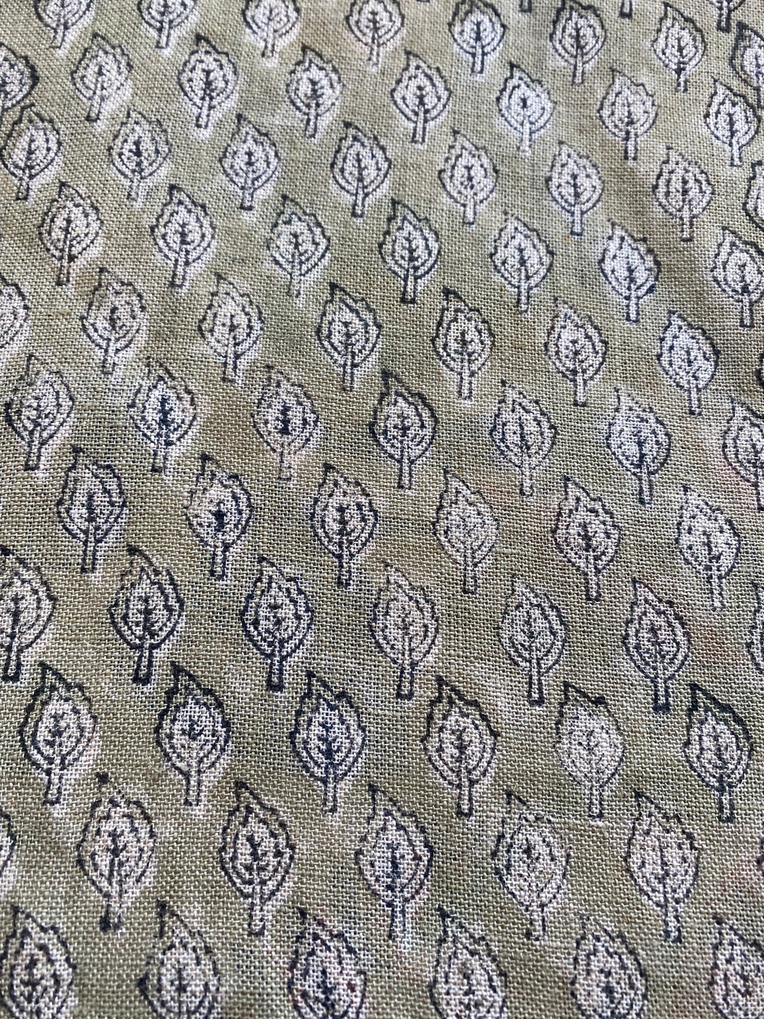 58" Inches Indian Hand Block Print Fabric, Indian Linen Fabric, Block ...