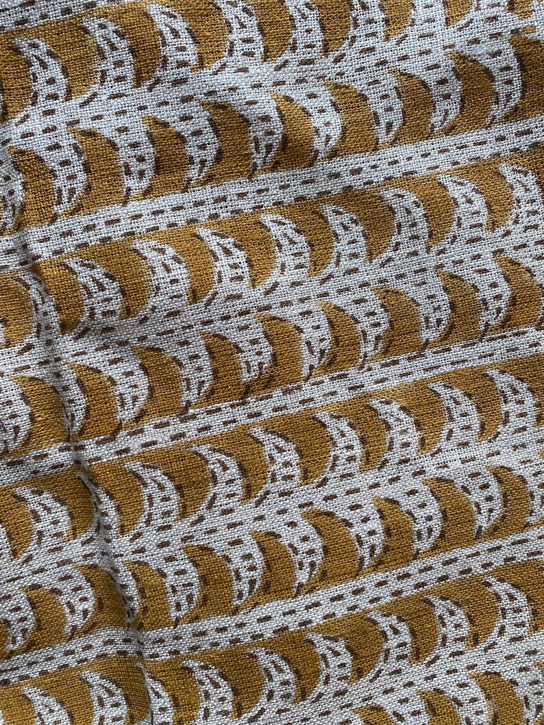58 Inches Indian Hand Block Print Fabric Indian Linen - Etsy