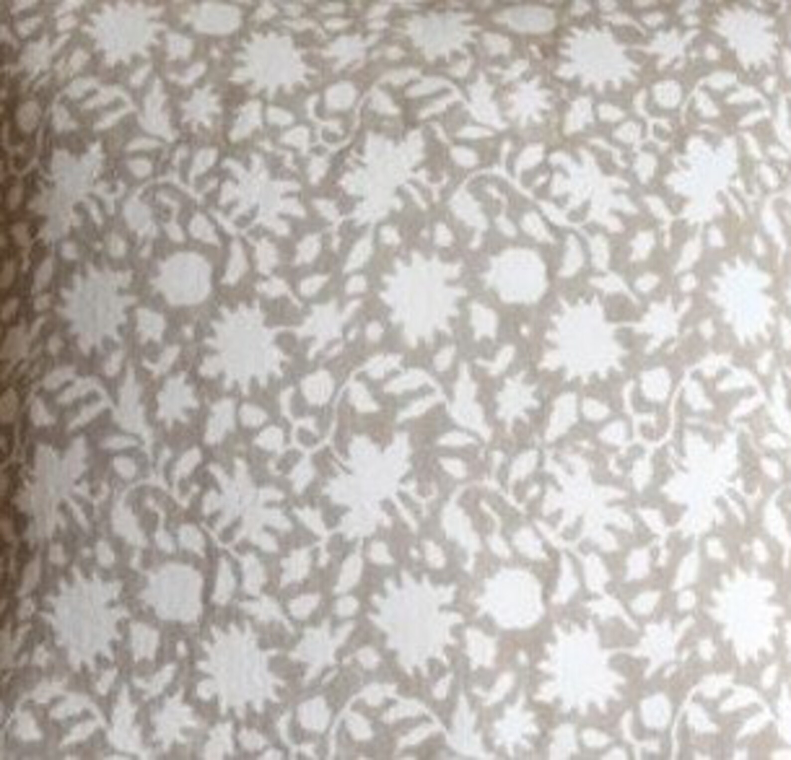 Block Print Handloom Linen Fabric Linen Fabric Flower Light - Etsy