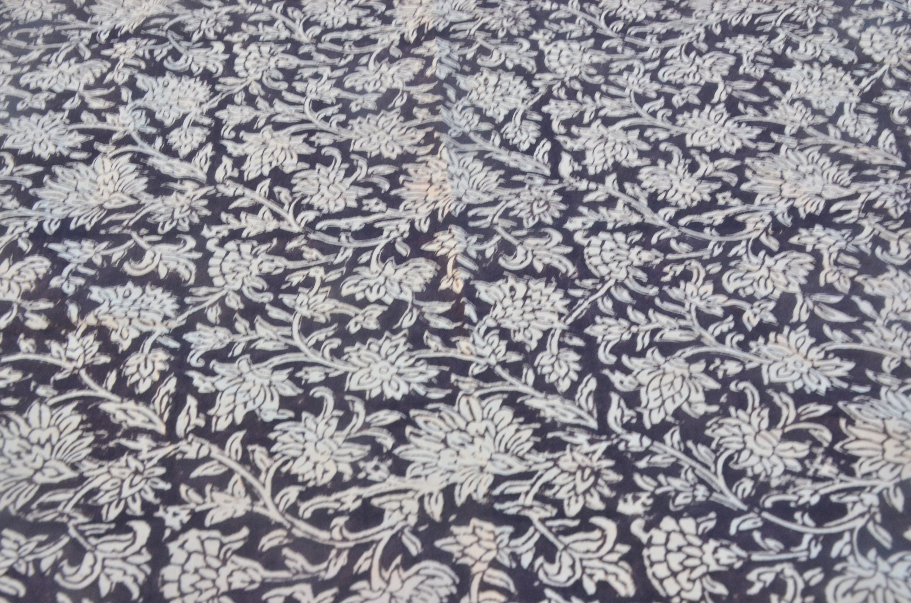 Indian Block Print, Indian Cotton, Hand Stamped Printing, by the Yard ...