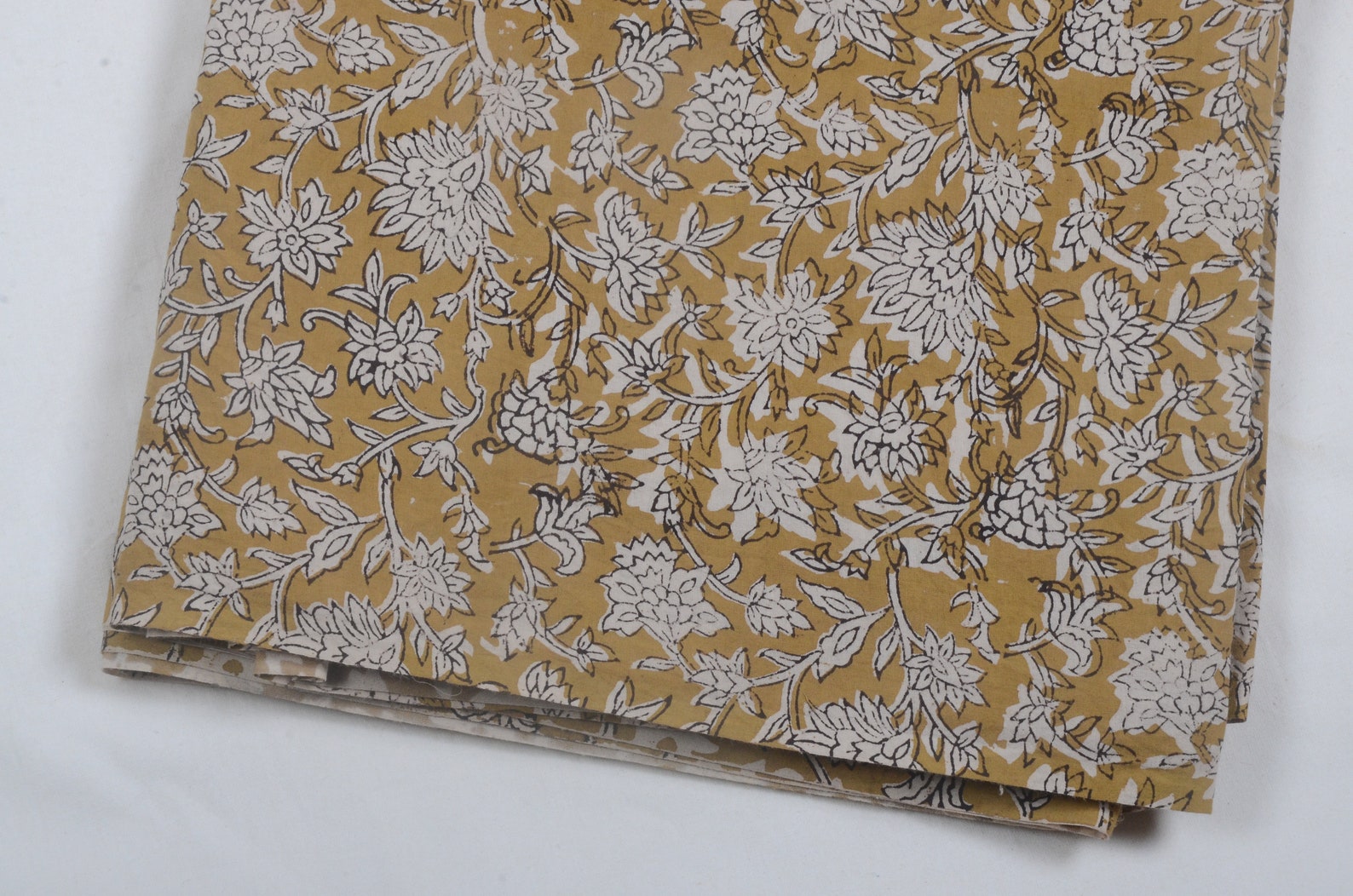 Indian Block Print, Indian Cotton, Hand Stamped Printing, by the Yard ...