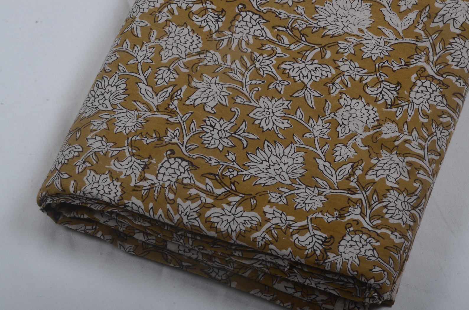 Indian Block Print, Indian Cotton, Hand Stamped Printing, by the Yard ...