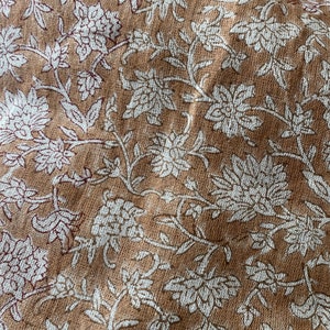 CHOKDI Jall//indian Hand Block Print Fabric, Indian Linen Fabric, Block ...
