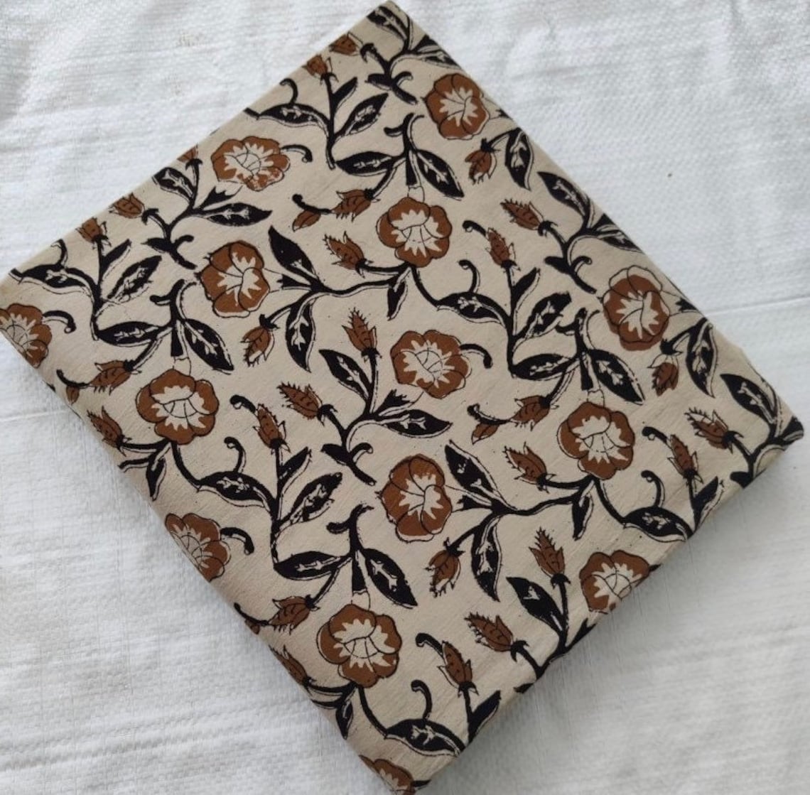 Indian Block Print Indian Cotton Hand Stamped Printing by - Etsy