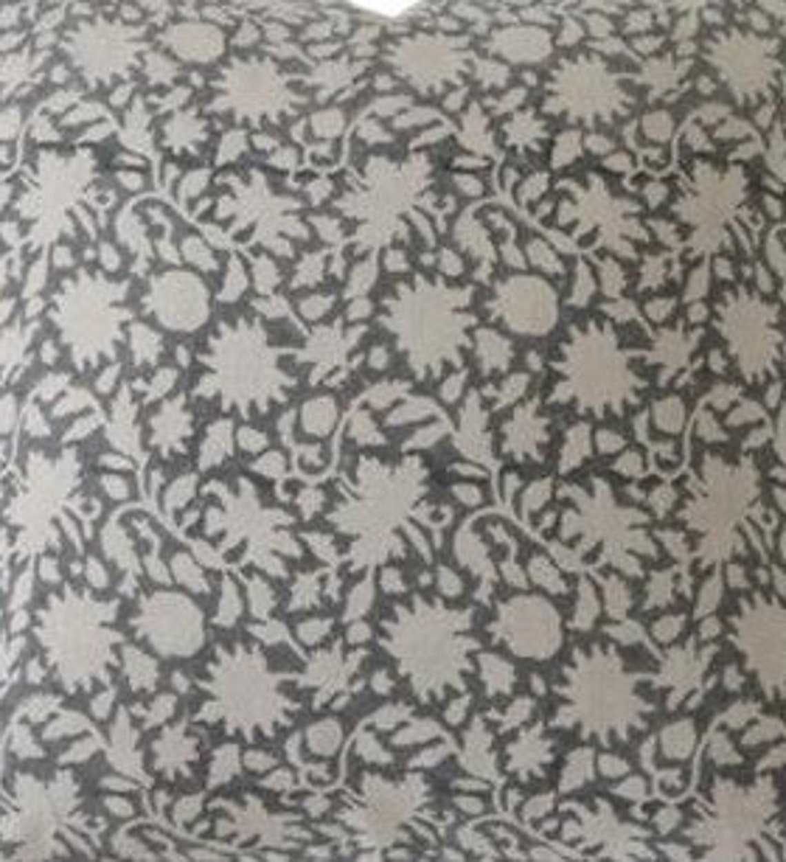 Block Print Handloom Linen Fabric Linen Fabric Flower Light - Etsy