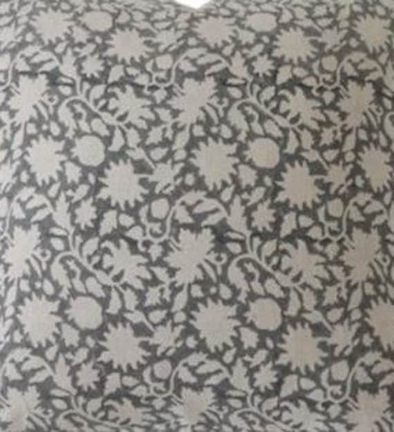 Block Print Handloom Linen Fabric Linen Fabric Flower Light - Etsy