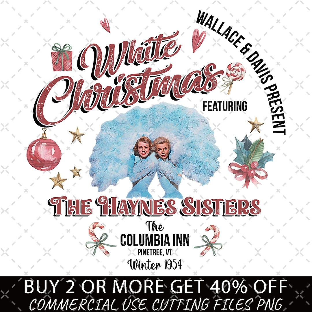 White Christmas Movie Digital Download File Bob Wallace Betty Haynes ...