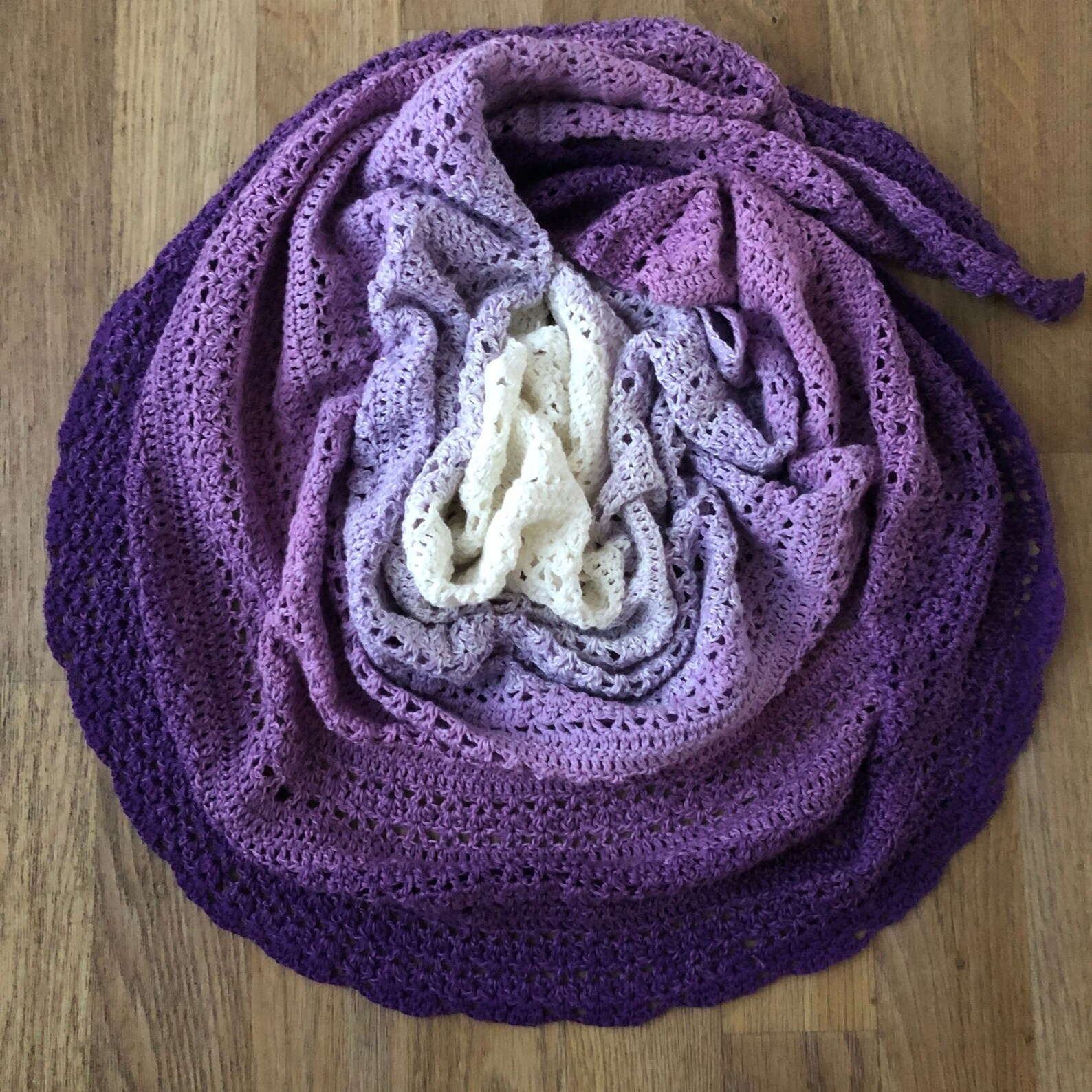 Belle Shawl Crochet Pattern, Semi Circle Shawl Crochet Pattern, Lace ...