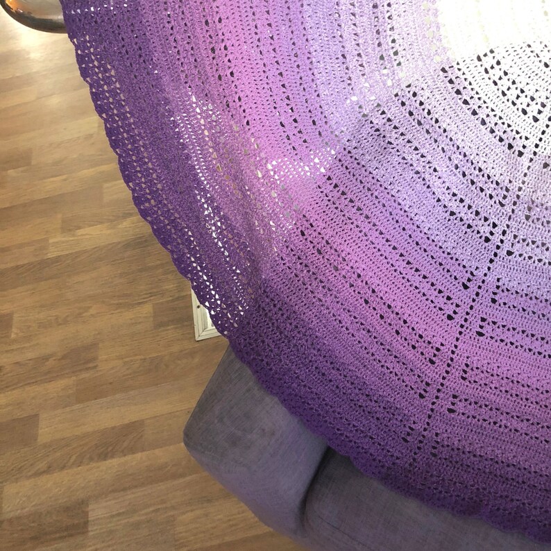 Belle Shawl Crochet Pattern, Semi Circle Shawl Crochet Pattern, Lace ...