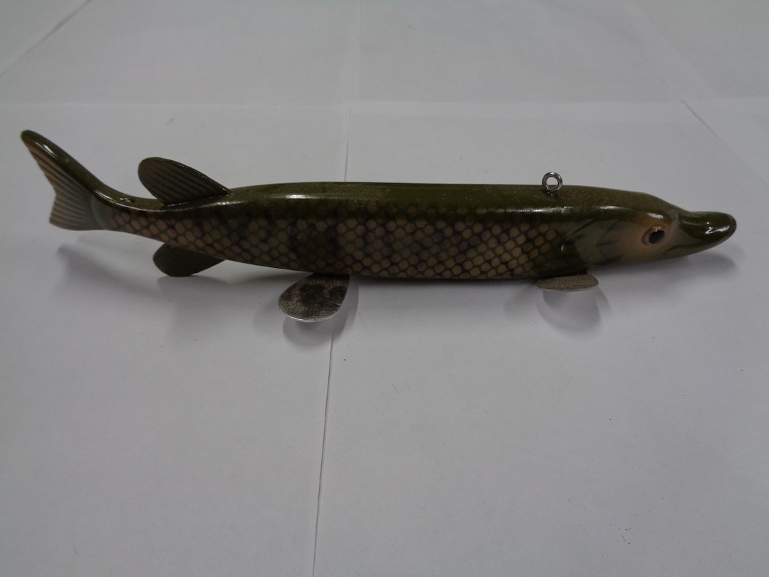 10" Pike Spearing Decoy: Musky Color Scheme - Etsy