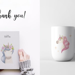 Unicorn Watercolor Clipart. Unicorns Head. Horse Face Digital Png Clip ...