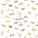 Watercolor Cats and Dogs. Digital Paper, Seamless Patterns. Dog Cat ...