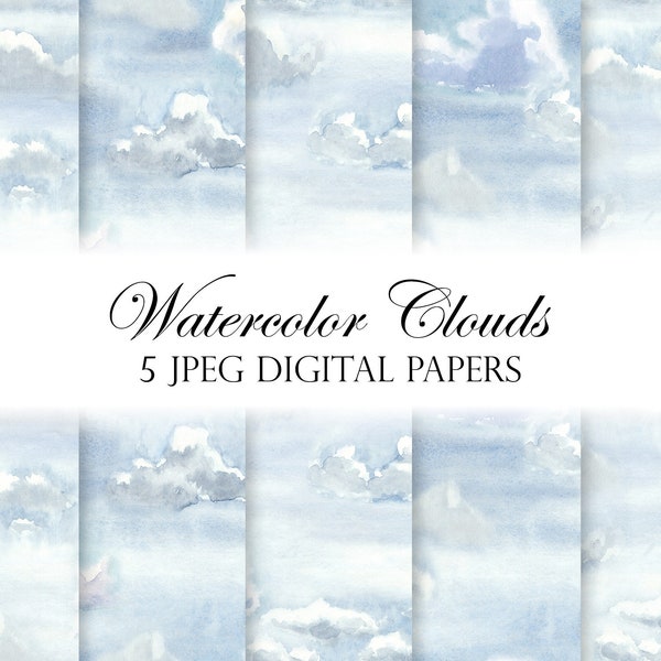 Paper Clouds - Etsy