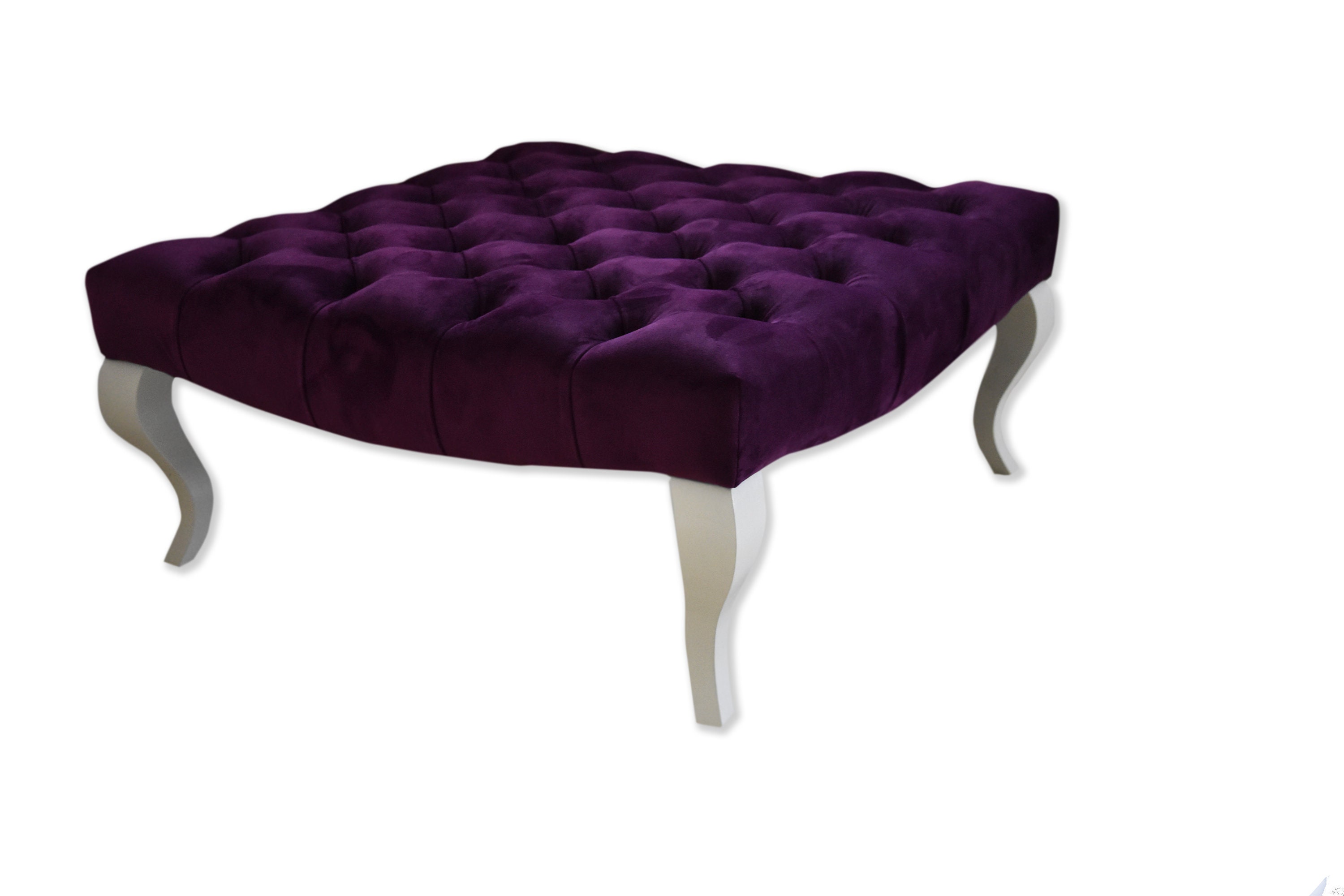 Chesterfield Ottoman/coffee Table Large Deep Buttoned - Etsy