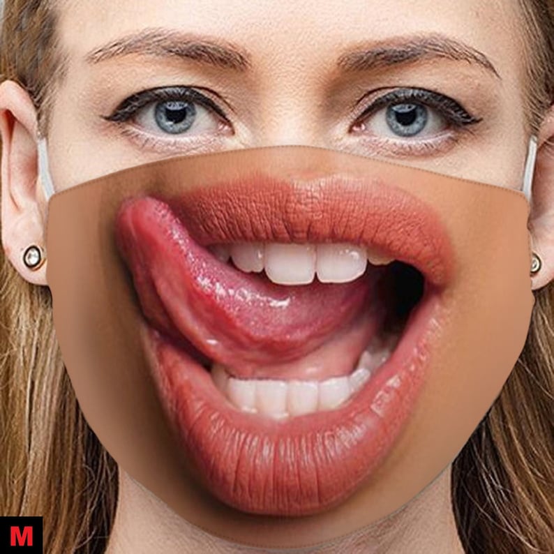 Party Funny Human 3D Printing Face Mask Protection Washable - Etsy