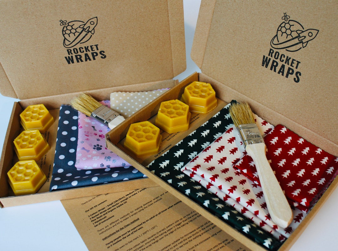 Beeswax Wrap DIY Kits - Etsy UK