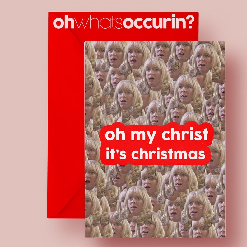 Oh My Christ It's Christmas Pam Card,funny Cards,gavin and Stacey,rude ...