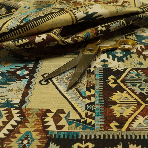 Aztec Print Fabric - Etsy UK