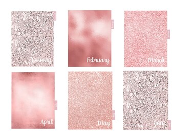 Rose Gold A5 Planner Dividers - Etsy