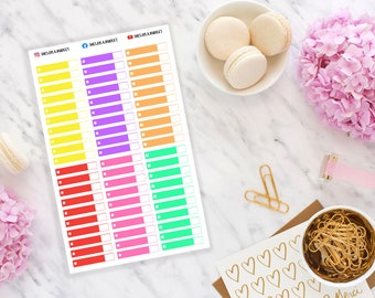 7x9 Expense Tracking Stickers Erin Condren, Plum Paper - Etsy