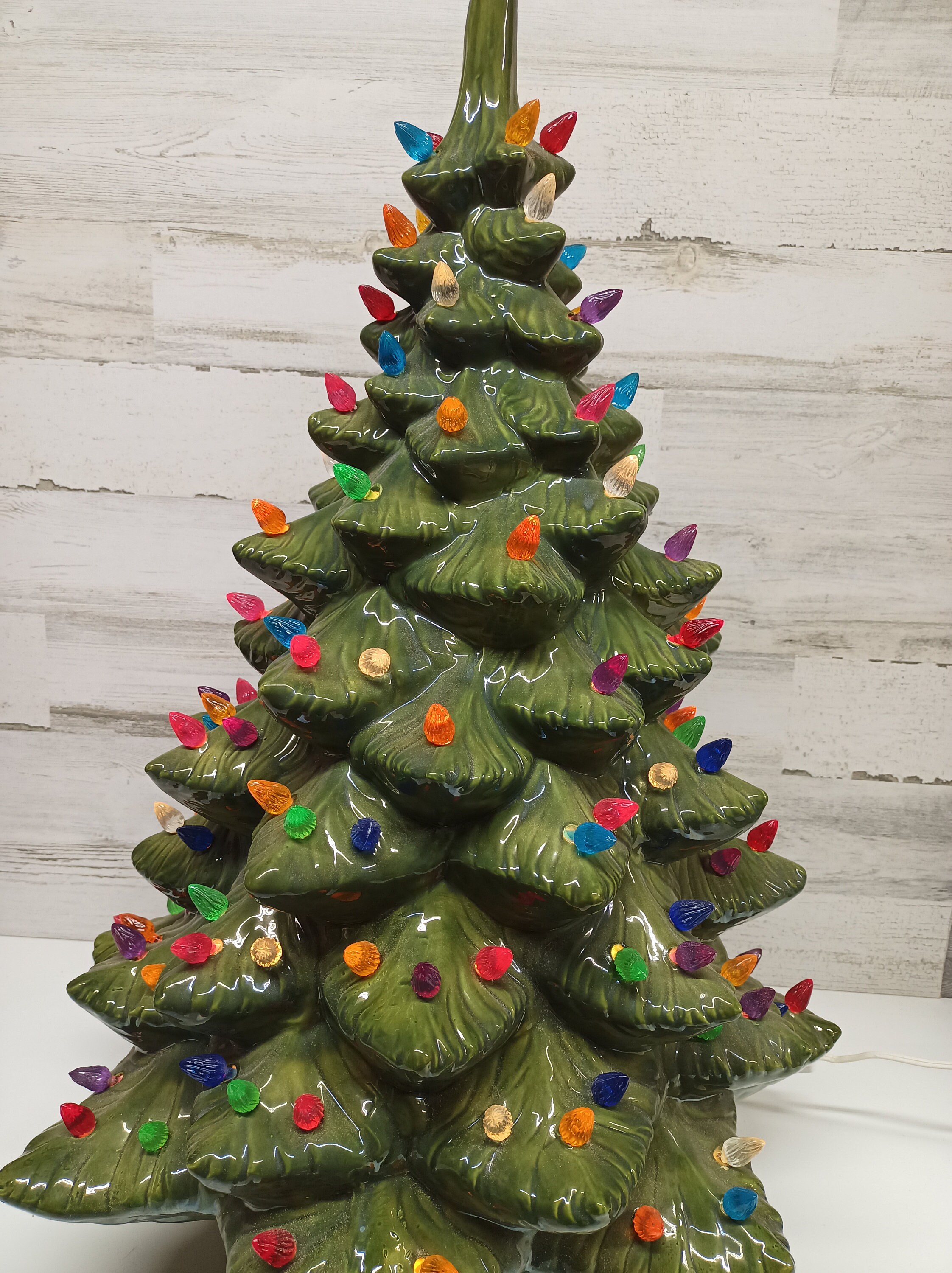 Rare Vintage Mid-century Ceramic Christmas Tree Newell Ceramic Tree ...