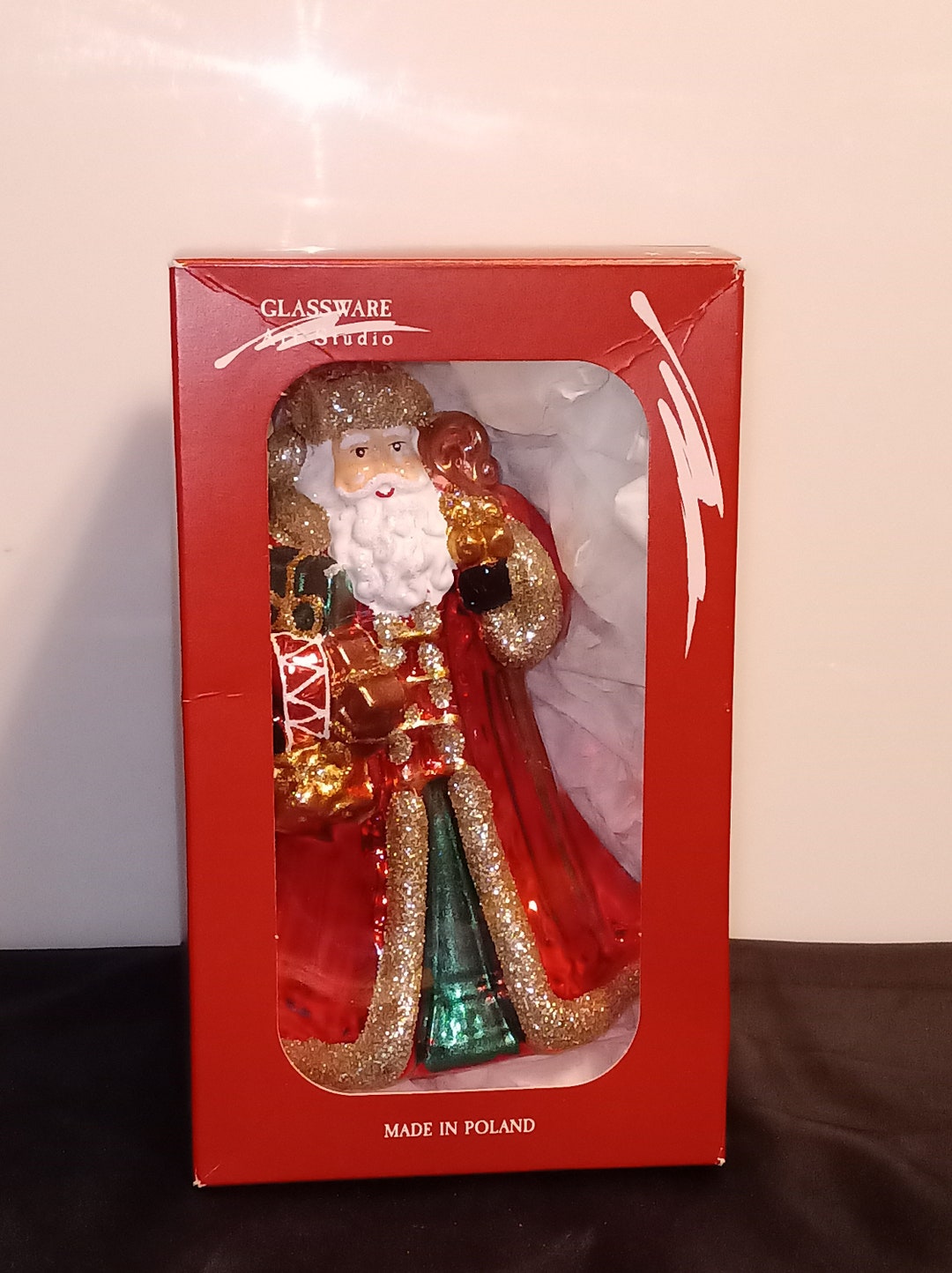 Collectable Glass Santa Clause Christmas Ornament - Etsy