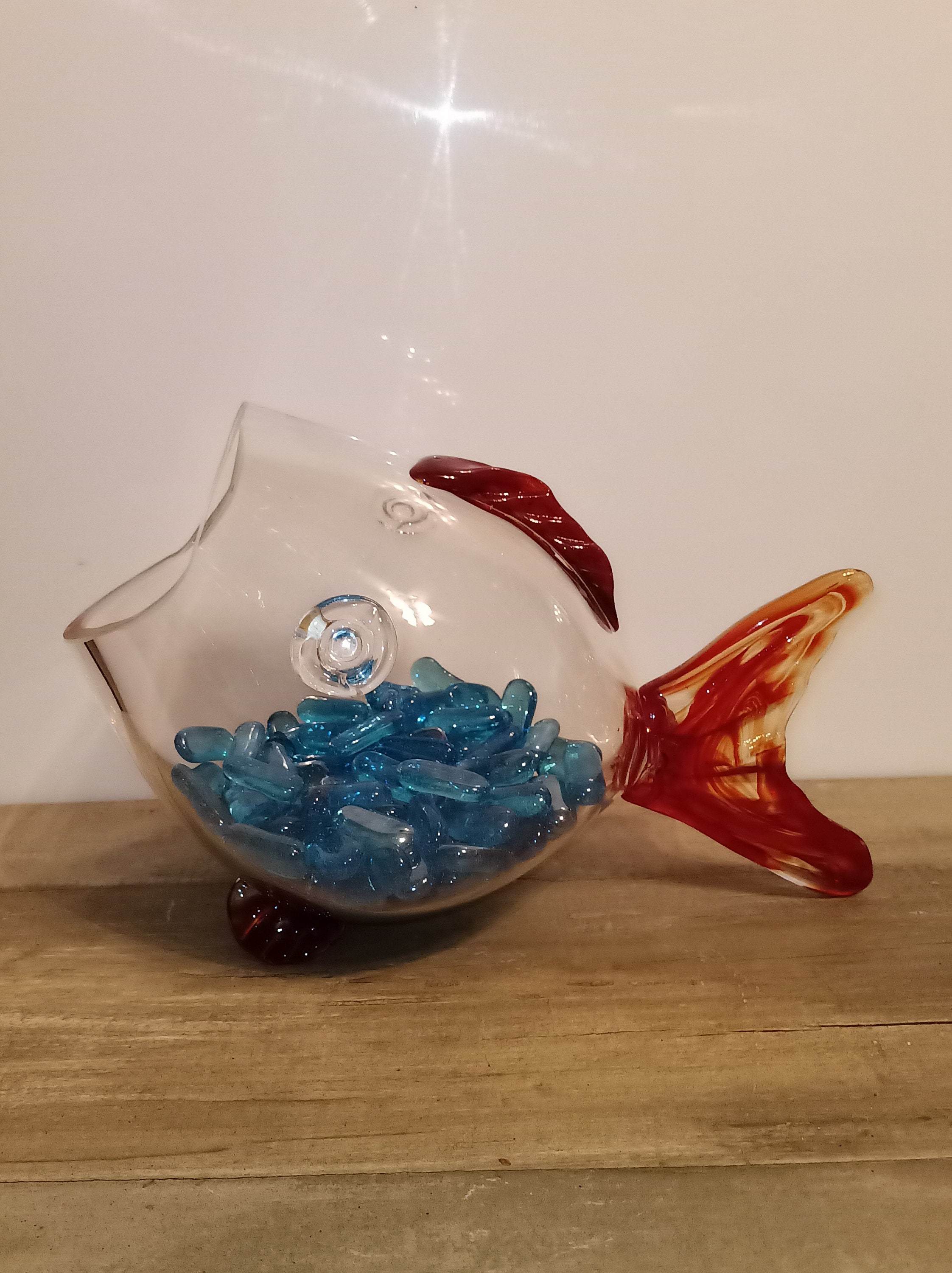Vintage Collectable Blenko Style Glass Fish - Etsy