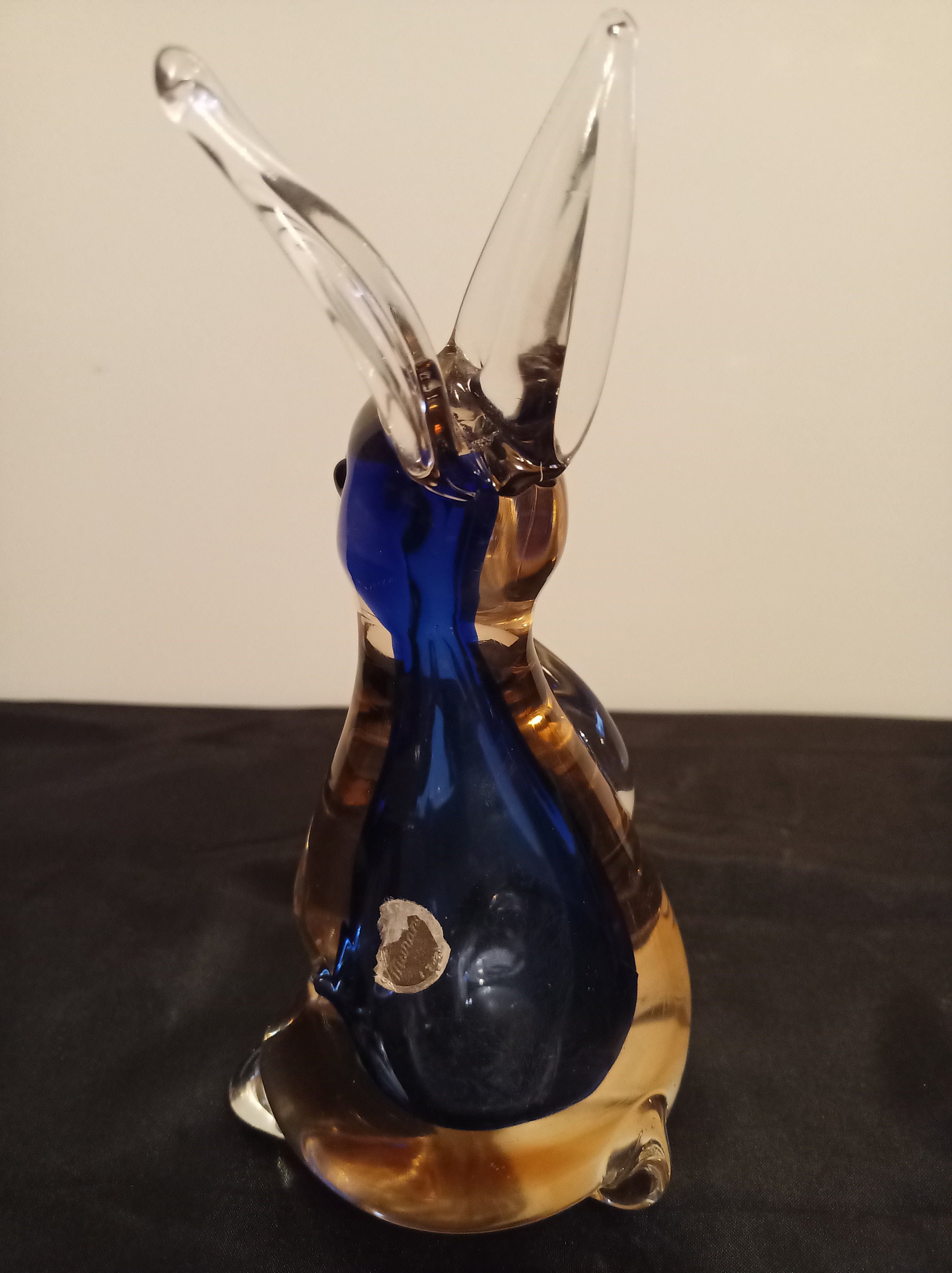 Vintage Collectable Murano Glass Rabbit Figurine - Etsy