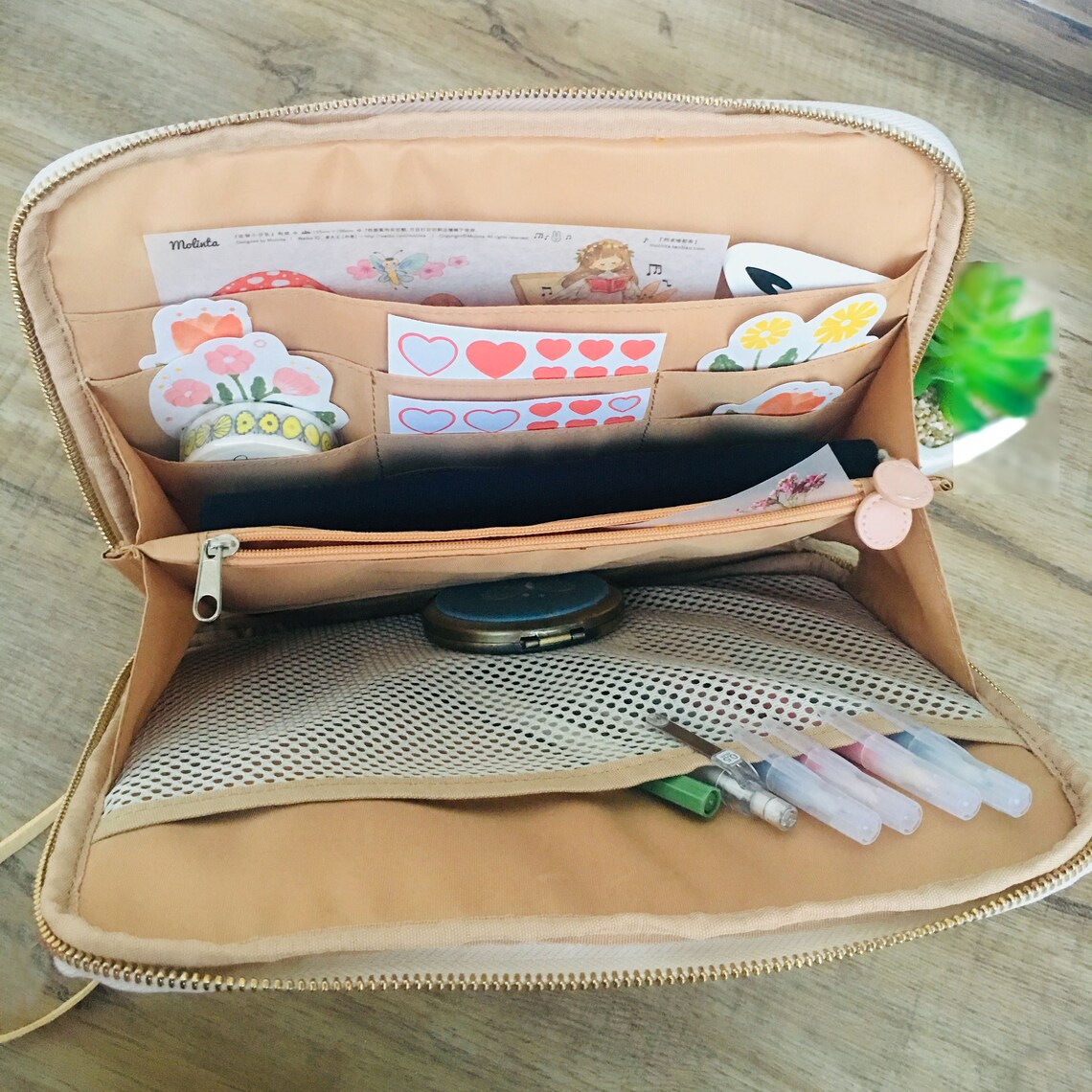 Premium Handmade Large Drawer Pouch / Zipper Bag for All | Etsy