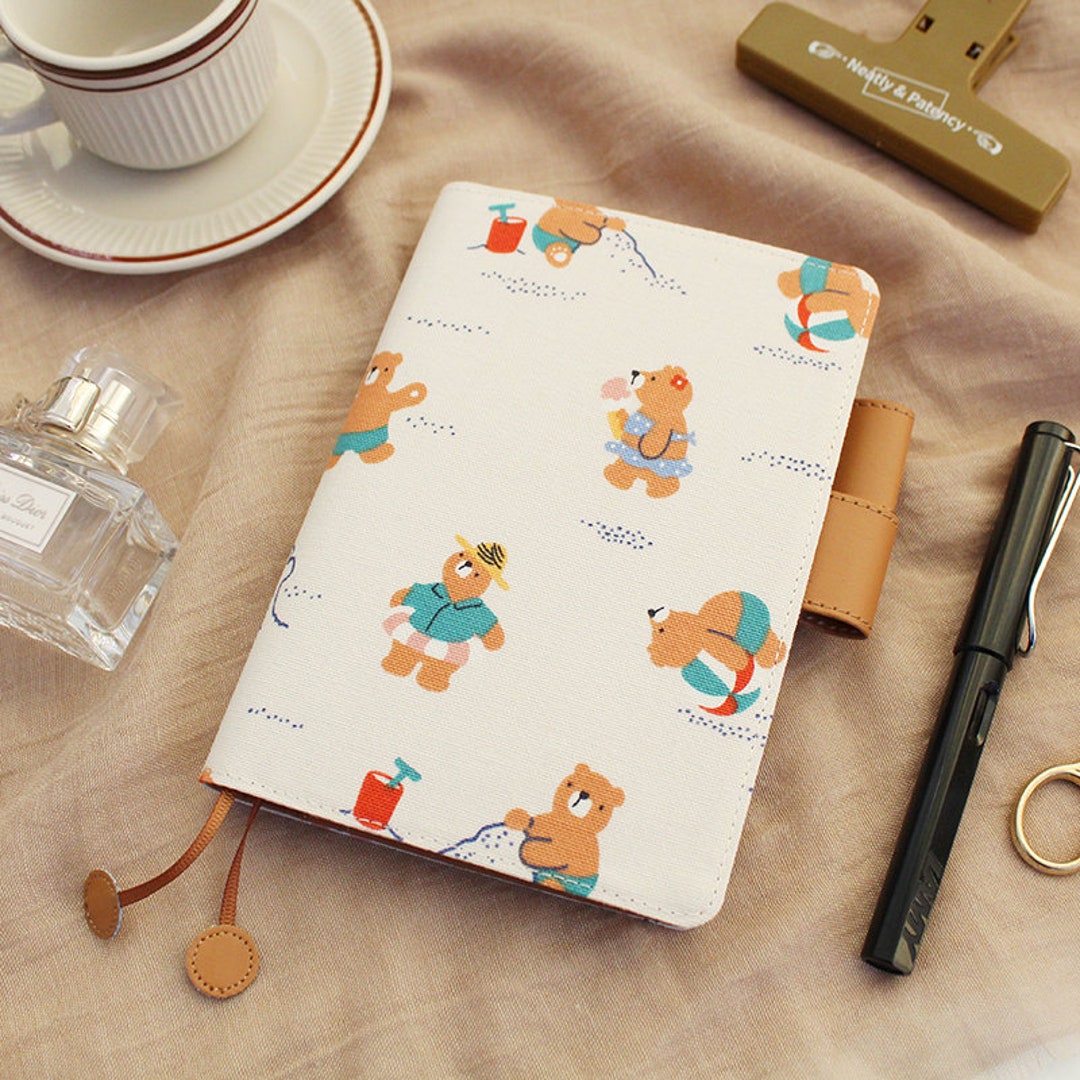 Cute Bear Cover for 2024 Planner Notebook Journal Agenda - Etsy