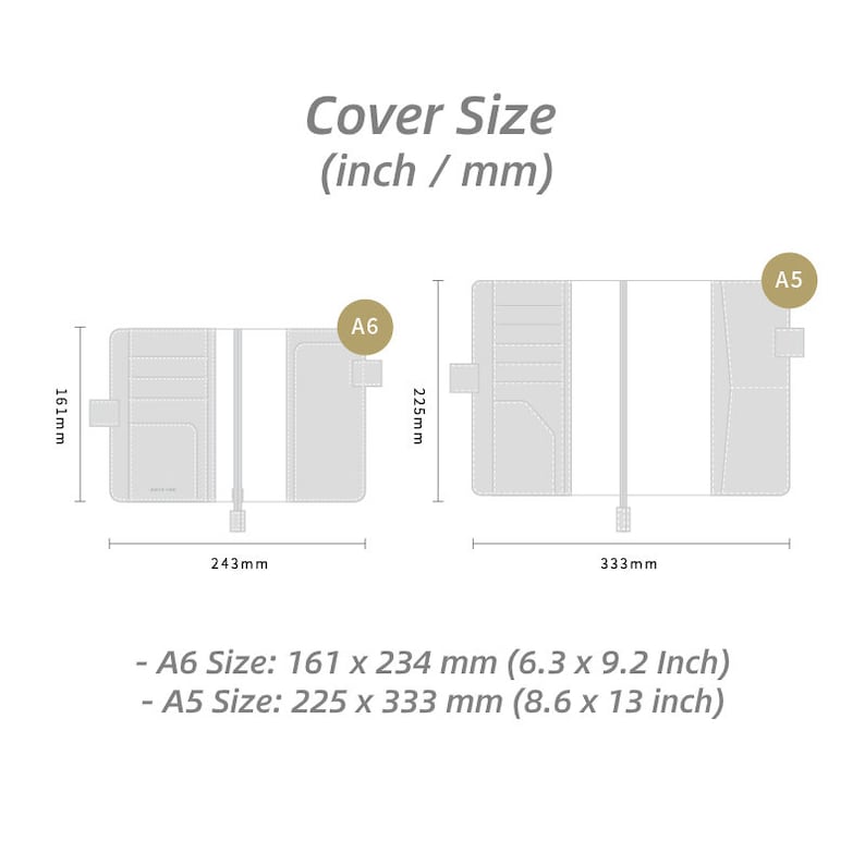 Blue & Gray Tweed Cover for 2026 Planner, Notebook, Journal, Agenda ...