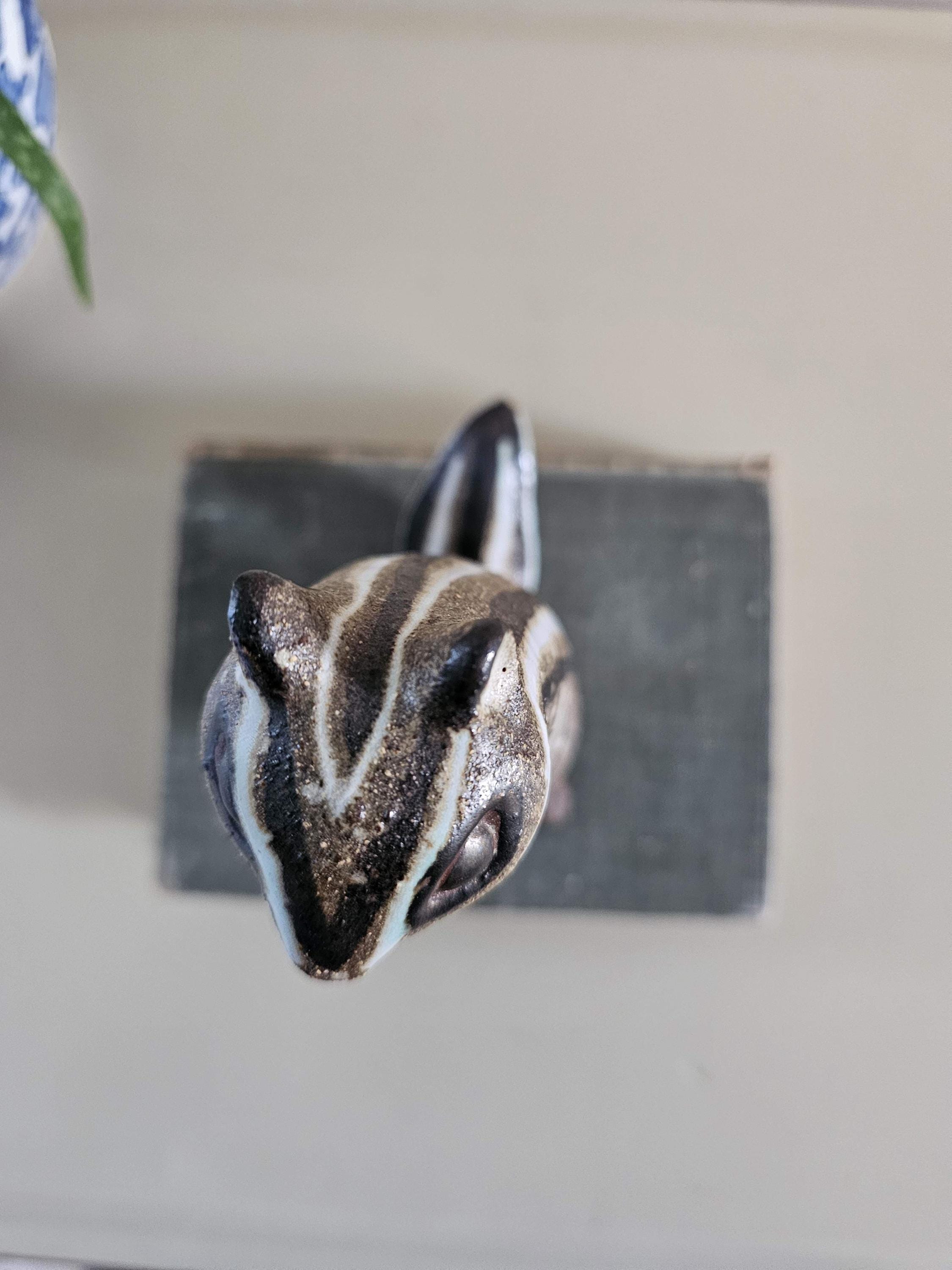 Vintage Ceramic Chipmunk Art Pottery Anderson Design Studio Maine Gift ...