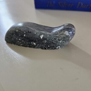 1960s Pair of Carved Soapstone Animals Handcarved Bear & Seal Figurines ...