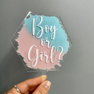 Acrylic Cake Topper, Birthday Number Cake Topper, Personalised Age Cake ...